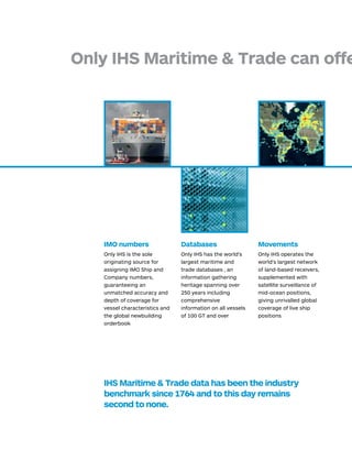 IHS Maritime & Trade | PDF