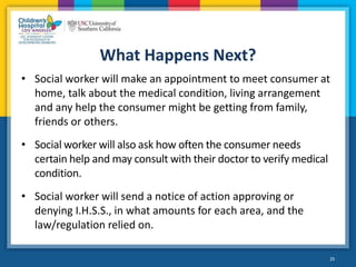 Webinar: In-Home Supportive Services (IHSS) For People with ...