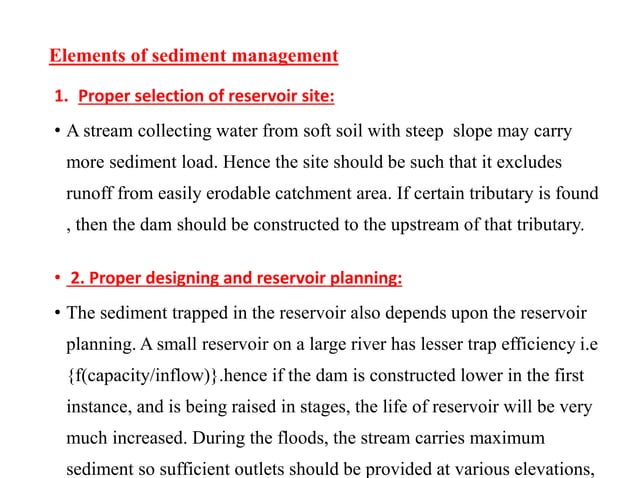 Irrigation and hydraulic structures, reservoirs and types | PPTX