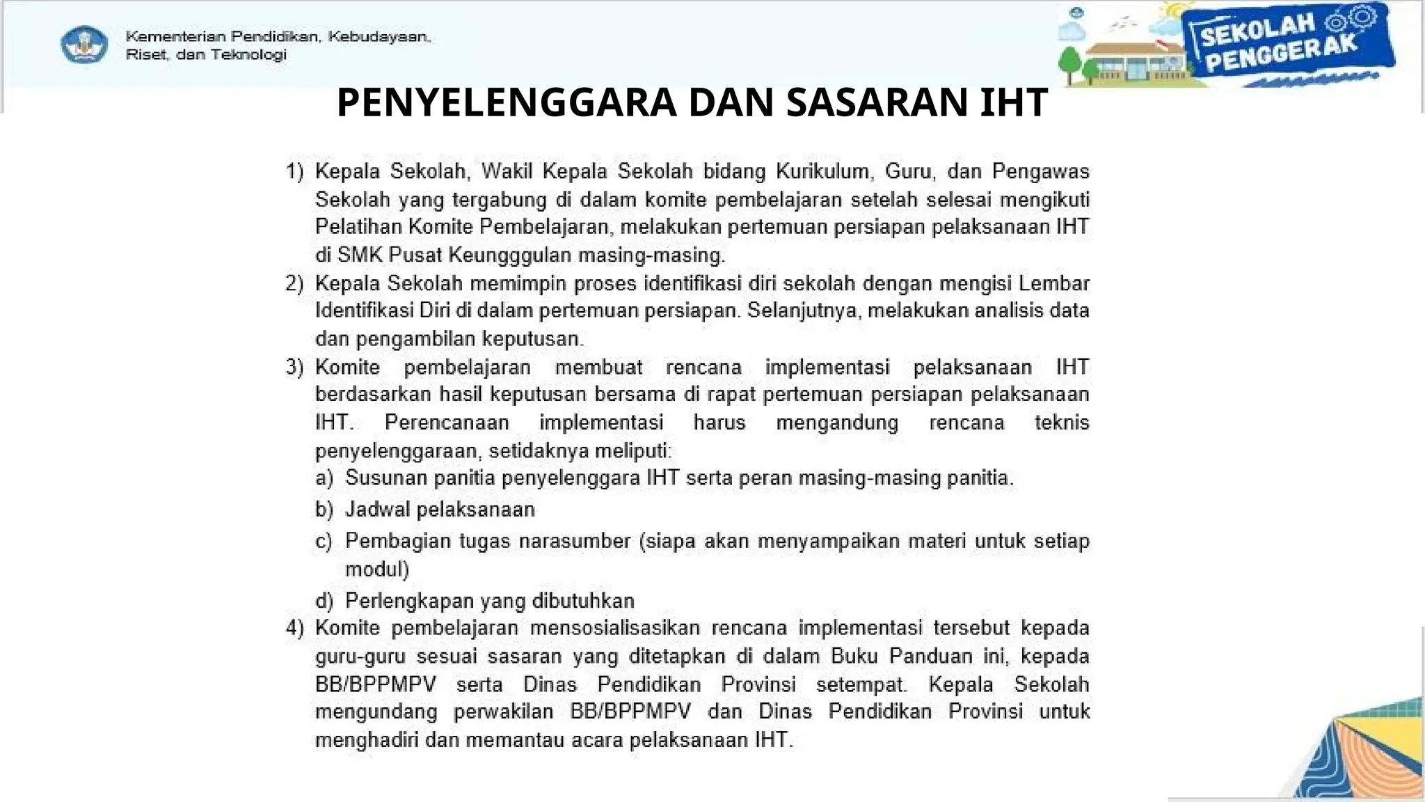 Tema Presentasi IHT hari ke 1 SMK Pusat Keunggulan | PPTX