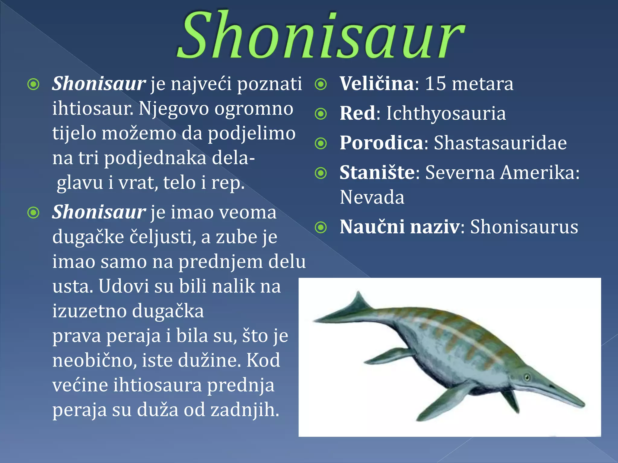 Ihtiosaurusi | PPTX