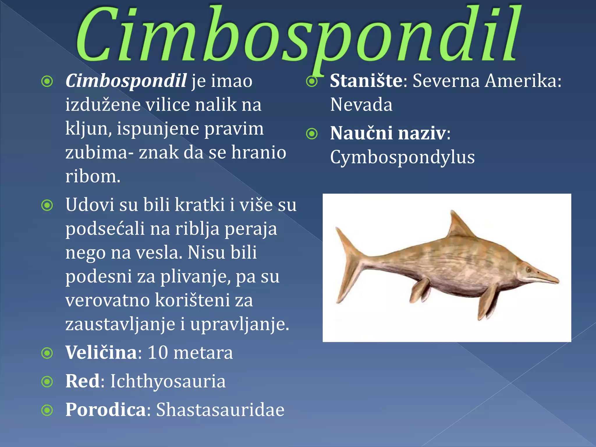 Ihtiosaurusi | PPTX