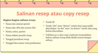 in house training membaca resep dan perhitungan | PPT