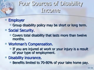 HUSC 3366 Chapter 9 Health and Disability Insurance | PPT