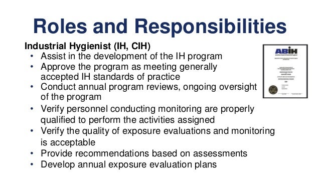 Planning & Executing a Successful Industrial Hygiene Program