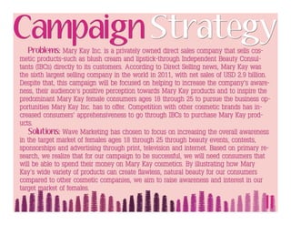 Mary Kay Ad Campaign | PDF