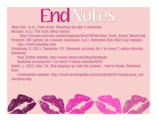 Mary Kay Ad Campaign | PDF