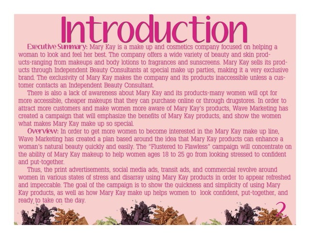 Mary Kay Ad Campaign | PDF