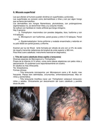 Micosis superficiales | PDF