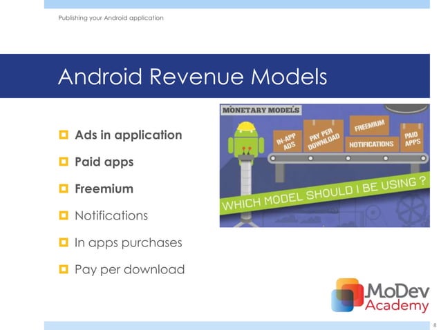 Ii 1500-publishing your android application | PPTX | Desktop Publishing | Computer Software and ...