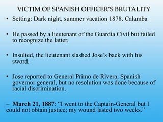 Jose Rizal's educational experiences | PPTX