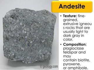 II.A Minerals and Rocks | PPTX