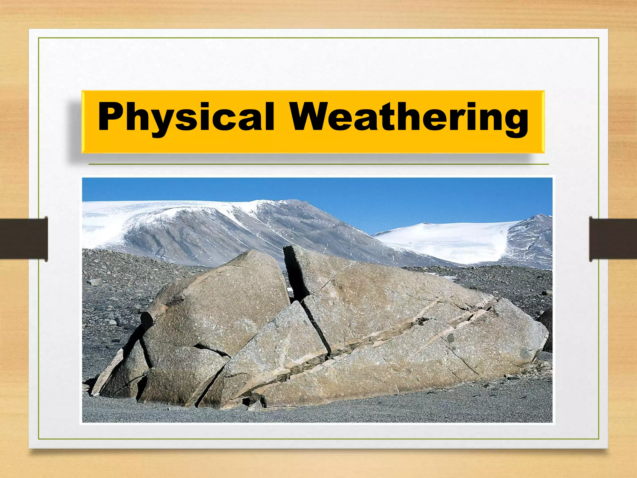 Earth Materials and Processes : EXOGENIC PROCESS | PPTX