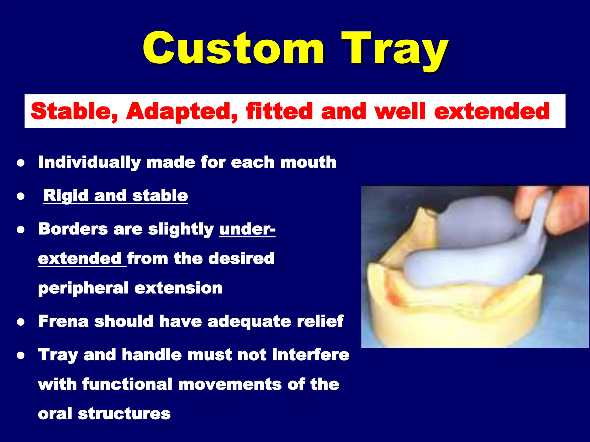 II. impression making for complete denture | PPT