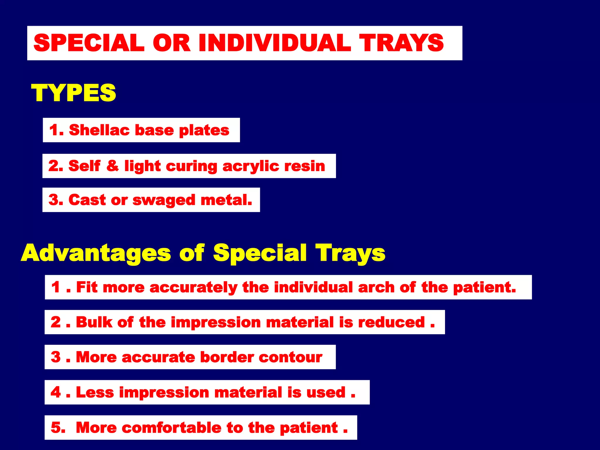 II. impression making for complete denture | PPT