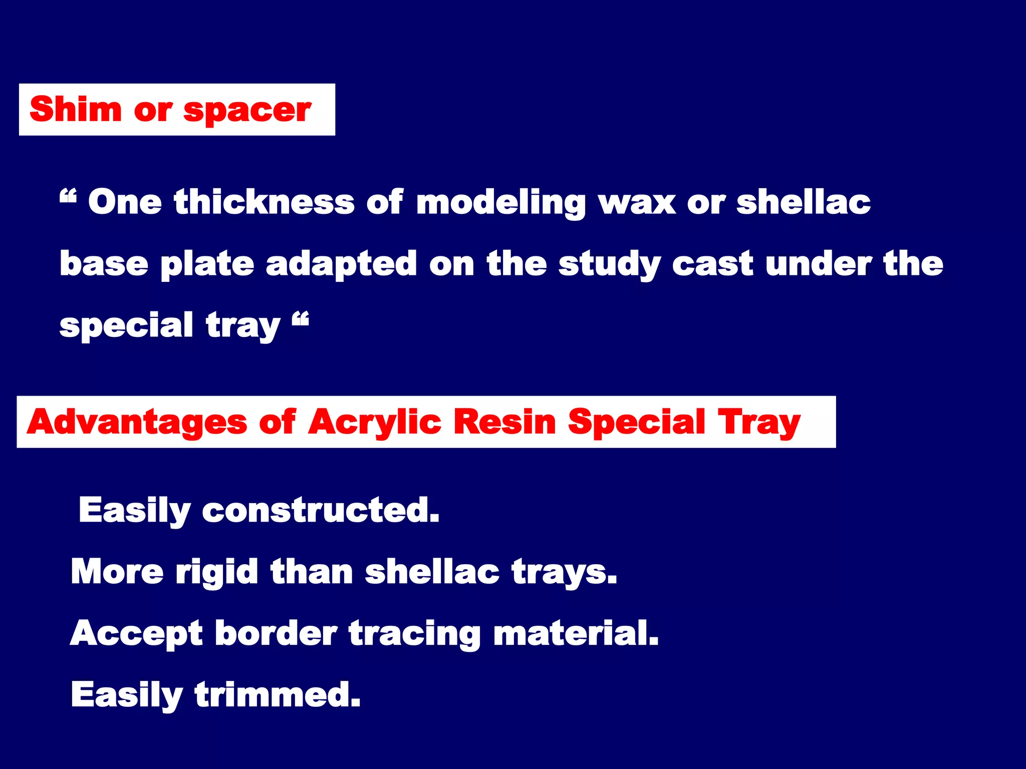 II. impression making for complete denture | PPT