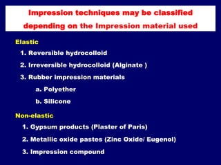 II. impression making for complete denture | PPT