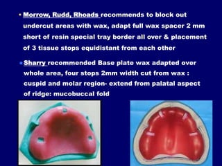 II. impression making for complete denture | PPT