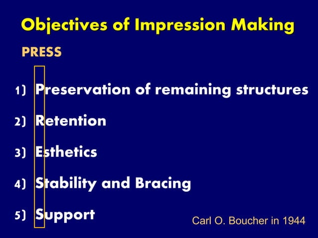 II. impression making for complete denture | PPT | Dental Health ...