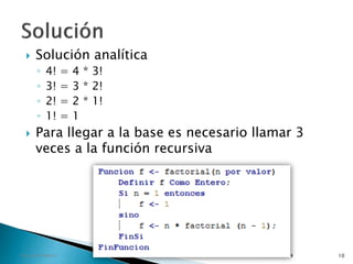 Recursividad | PPT