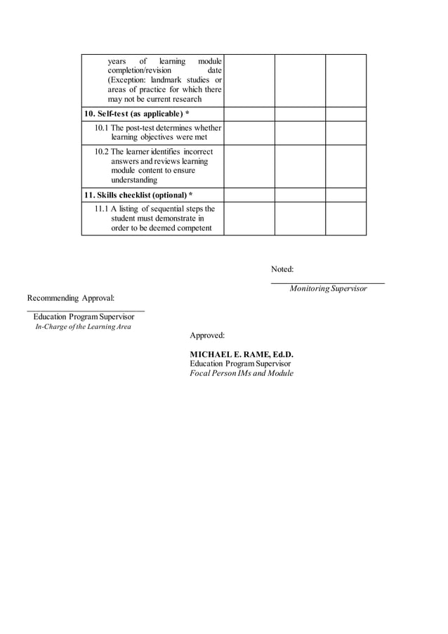 Ii 5. learning module format (b) | DOCX | Educational Assessment ...