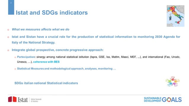 Ferruzza, Angela - SDGs 2019 Report: Statistical Information for Agenda 2030 in Italy for ...