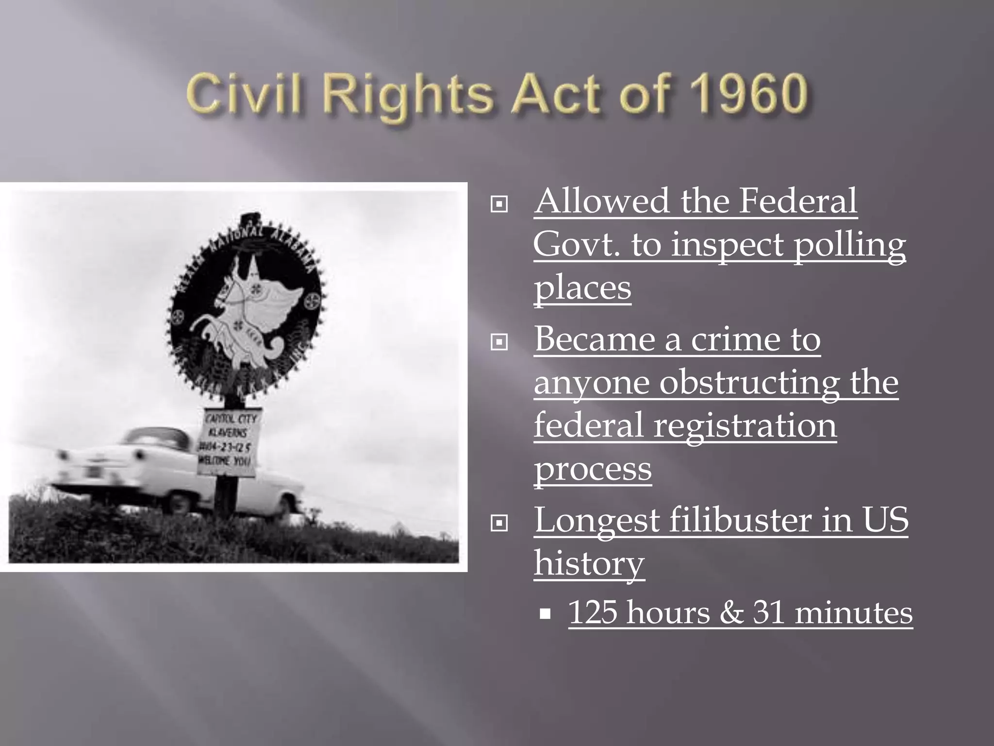 Ii 7 eisenhower civil rights into jfk | PPT