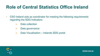 Corcoran, Dermot - Localisation of SDG data - Ireland | PDF