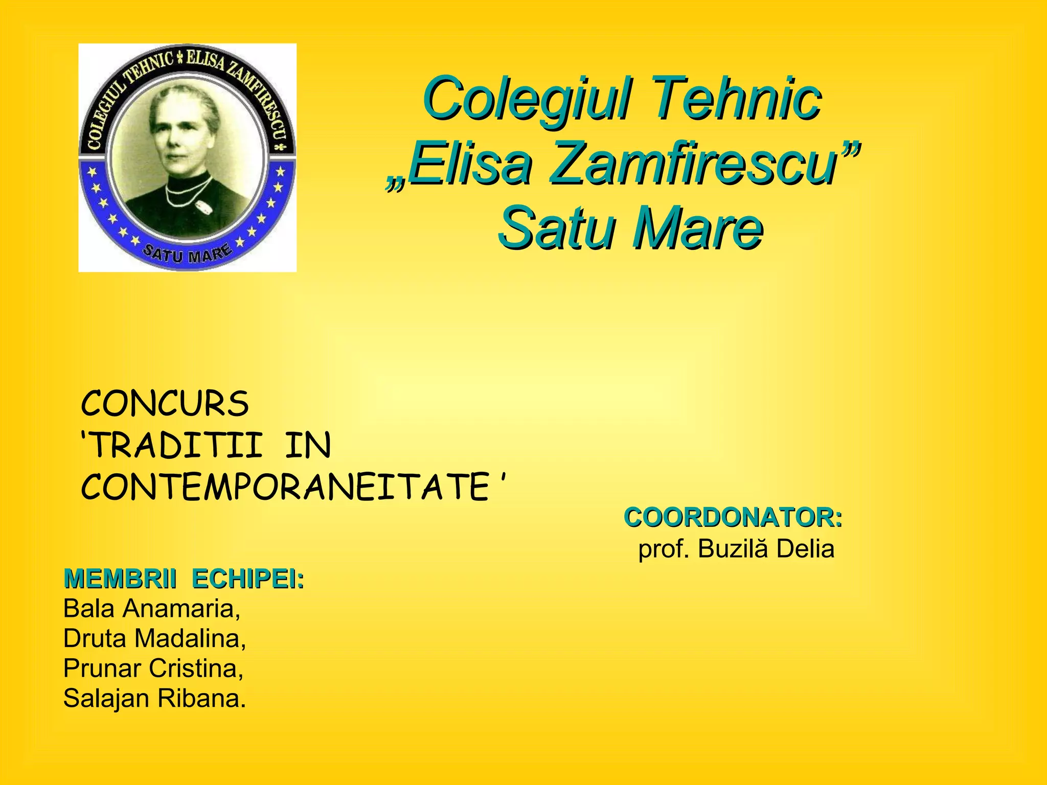 Descrierea Costumului Codrenesc | PPT