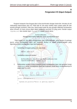 Ii java input ouput | PDF