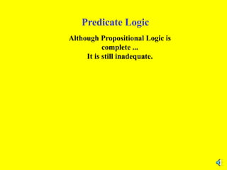 Predicate logic in artificial intelligence | PPT