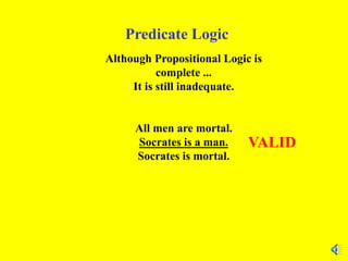 Predicate logic in artificial intelligence | PPT