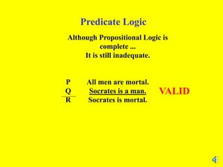 Predicate logic in artificial intelligence | PPT