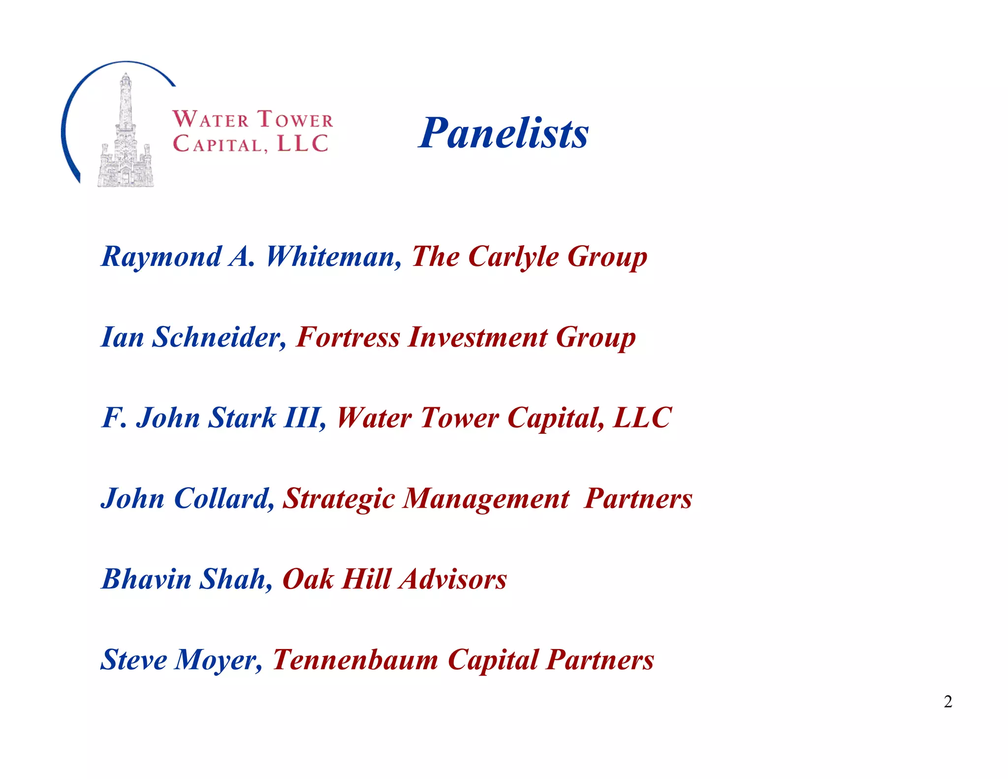 Distressed Debt Overview | PPT