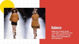 Principles and Elements of Fashion Design | PPT