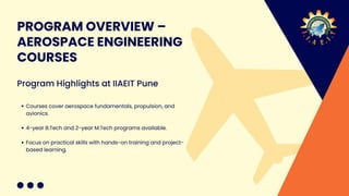 Aerospace Engineering Courses and Salary Insights – IIAEIT | PPTX