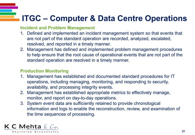 IT General Controls Presentation at IIA Vadodara Audit Club | PDF | IT ...