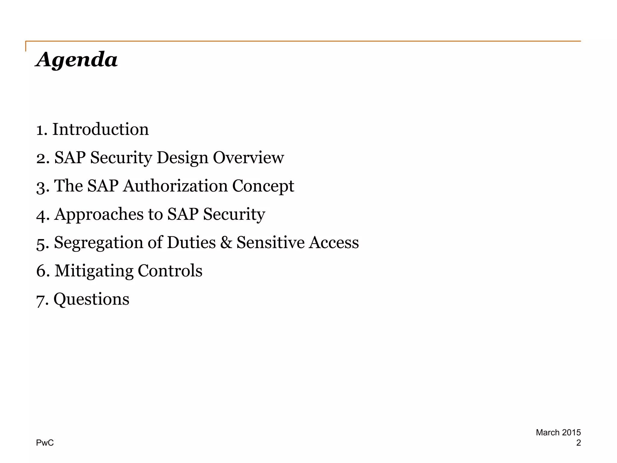 Iia los angeles sap security presentation | PDF