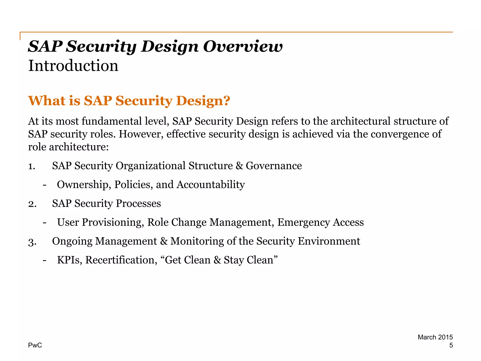 Iia los angeles sap security presentation | PDF