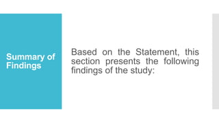Chapter 5 Summary of Findings, Conclusions, and Recommendations.pptx