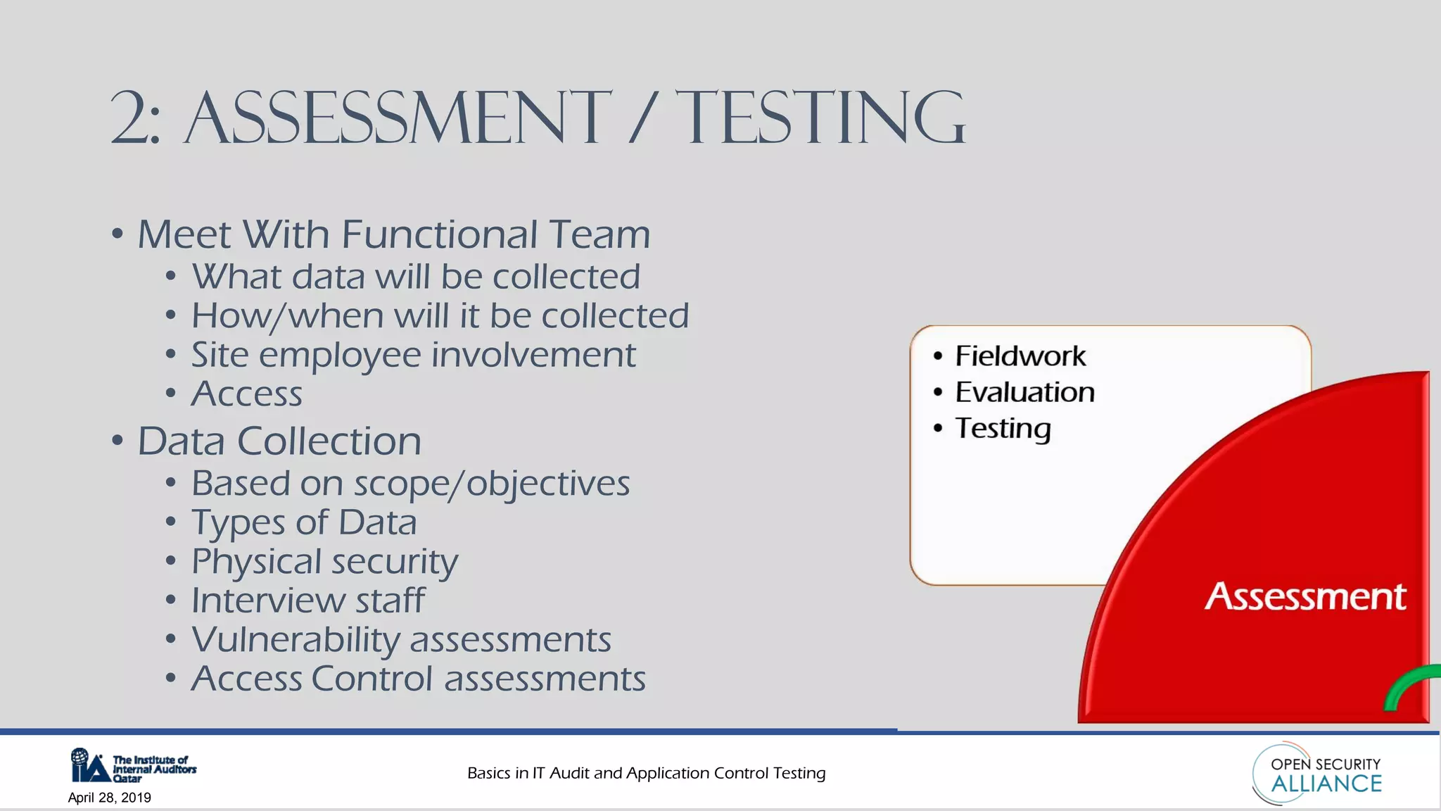 Basics in IT Audit and Application Control Testing | PDF