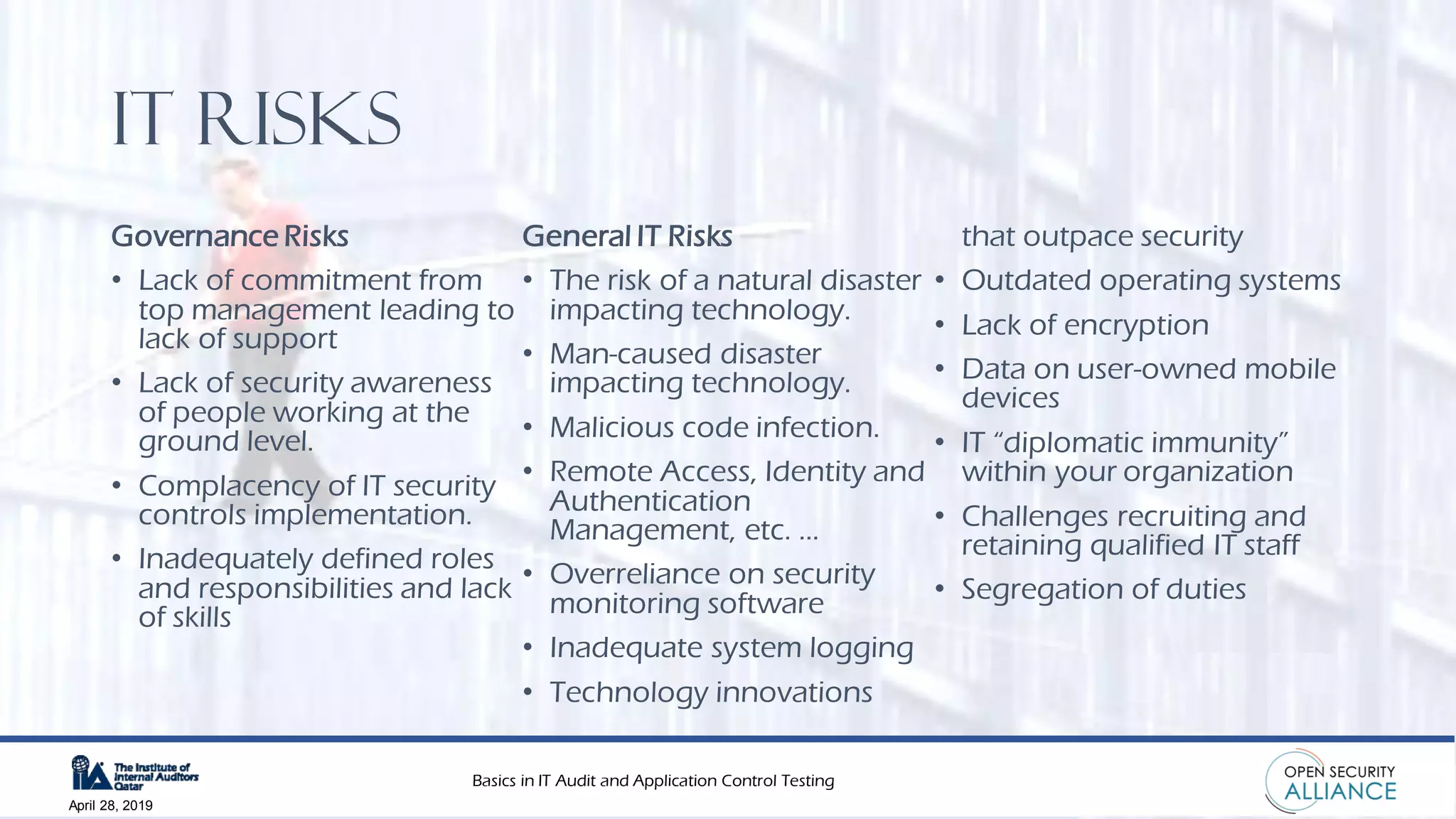 Basics in IT Audit and Application Control Testing | PDF