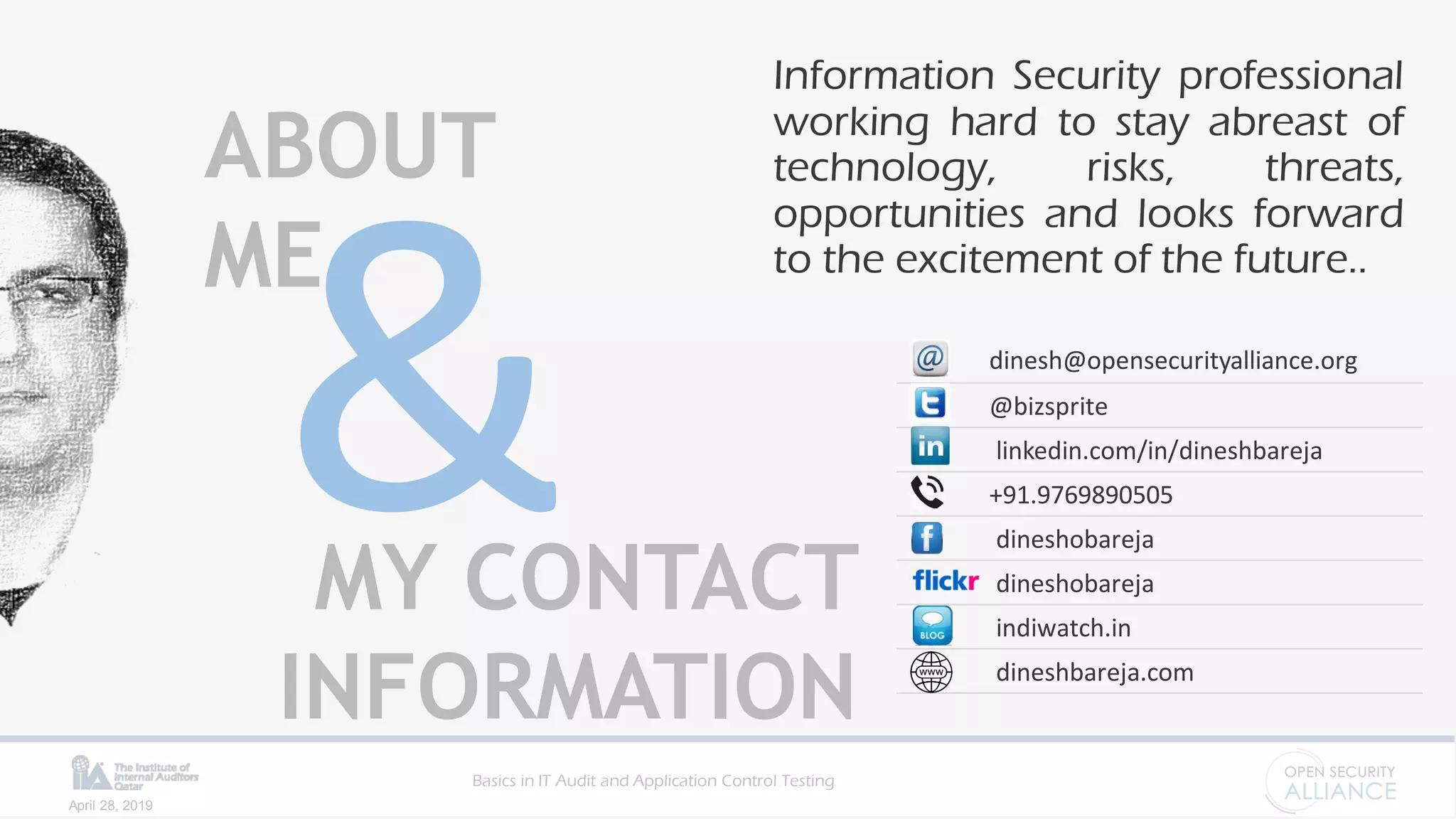 Basics In It Audit And Application Control Testing Pdf