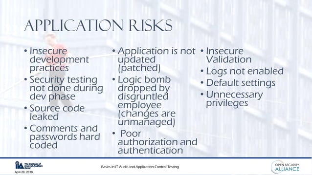 Basics in IT Audit and Application Control Testing | PDF