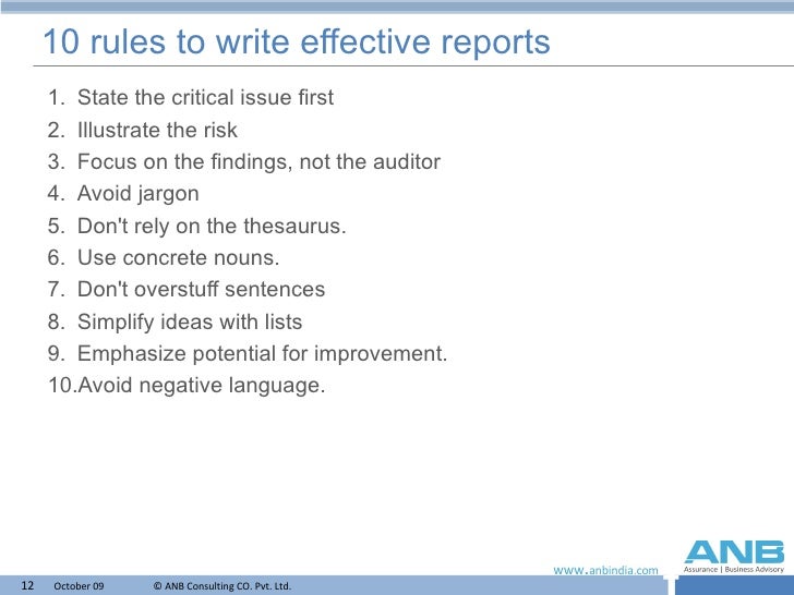 IIA Report Writing 10 Oct 09 iia-report-writing-10-oct-09