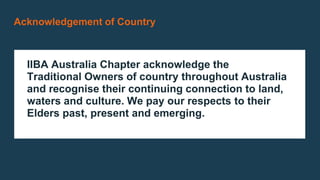 IIBA 2020 August - Future You - IIBA Education for the 21st Century | PPT