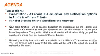 IIBA 2020 August - Future You - IIBA Education for the 21st Century | PPT