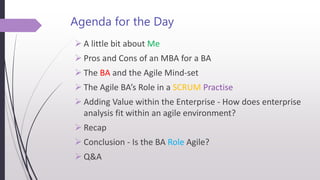 IIBA Agile BA Presentation | PPTX | Business Administration | Business