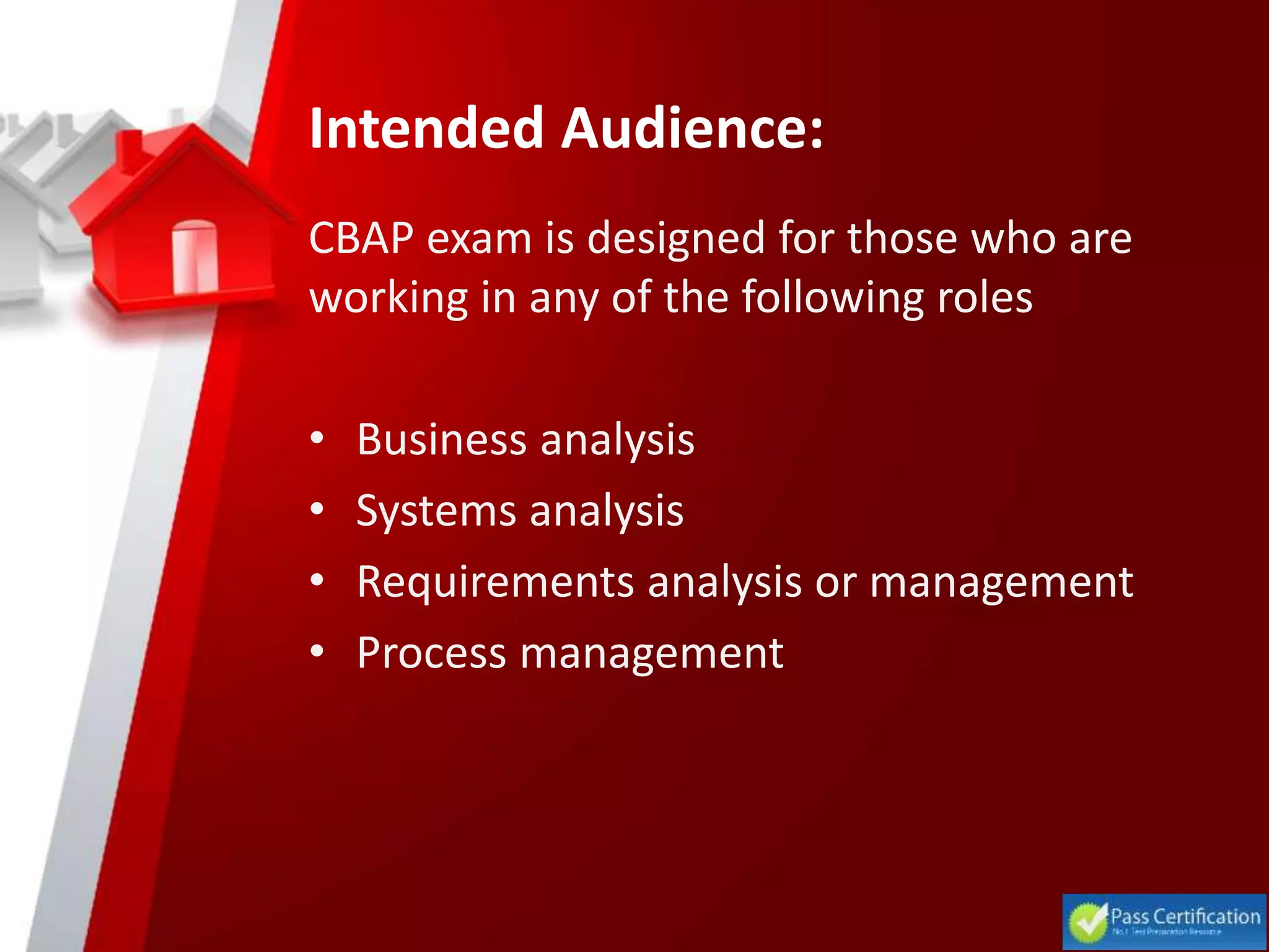 IIBA CBAP Certified Business Analysis Professional CBAP Exam PPTX