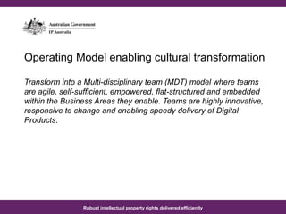 Multi Disciplinary Teams operating model | PPT